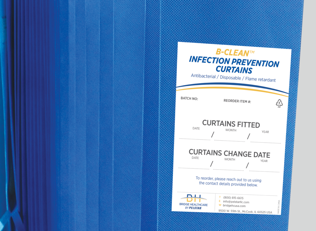 B-Clean™ Infection Prevention Curtains - Bridge Healthcare USA